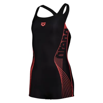 Maillot De Bain 1 Pièce Fille GIRL'S COMBISHORT SWIMSUIT GRAPHIC ARENA ...