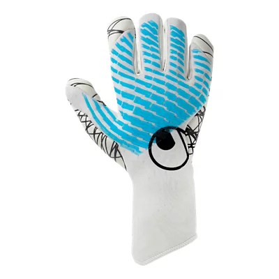 Gants De Gardien De Football Adulte Cybertec Absolutgrip HN Blanc, bleu ...