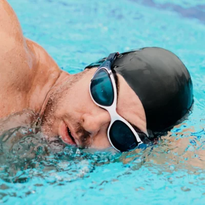Lunettes De Piscine Adulte BIOFUSE 2.0 BLU/WHI P15 Bleu et blanc SPEEDO ...