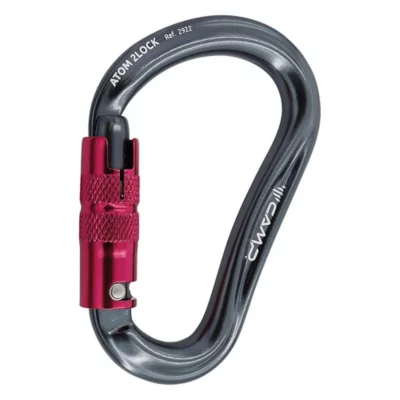 Mousqueton Atom 2 Lock Gris CAMP | INTERSPORT