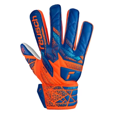 Gants De Gardien De Football Enfant ATTRAKT SOLID FINGER SUPP Orange et bleu REUSCH | INTERSPORT