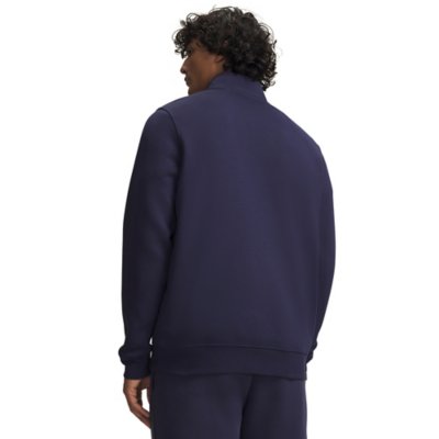 Sweatshirt Zippé Homme Icon Fleece Bleu et blanc UNDER ARMOUR | INTERSPORT
