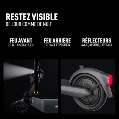 Trottinette Électrique E2 Pro E Powered By Segway Noir NINEBOT | INTERSPORT