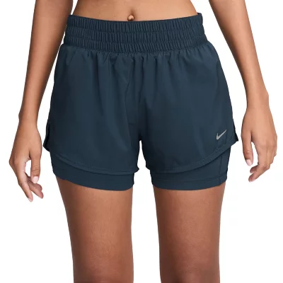 Nike Air Short Nike Femme Mi Long Short De Training Femme One Dri-FIT ...