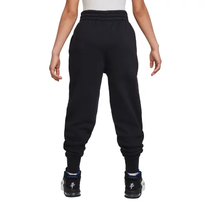 Jogging Fille Club Fleece Big Noir et blanc NIKE | INTERSPORT