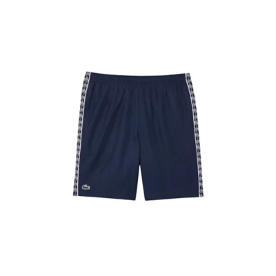 Short Homme Taffetas Diamanté Bleu et blanc LACOSTE | INTERSPORT