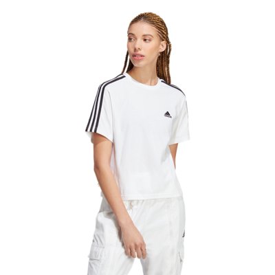 Tee-shirt À Manches Courtes Femme Essentials 3-Stripes ADIDAS | INTERSPORT