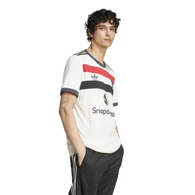 Maillot De Football Homme Manchester United Third 24/25 Blanc ADIDAS ...