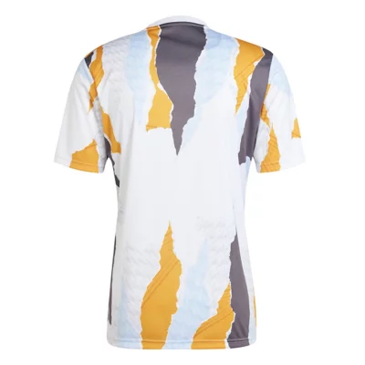 Maillot D'entraînement De Football Homme Real Madrid 24/25 Blanc ADIDAS ...