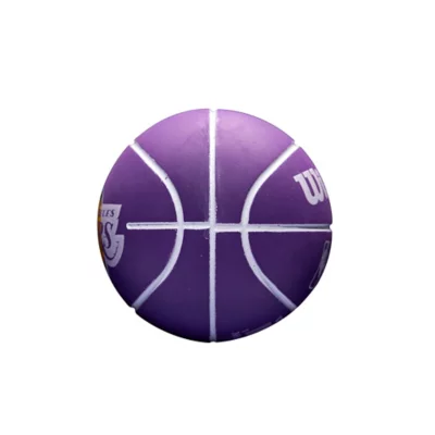 Balle De Basketball NBA Lakers De Los Angeles Violet et blanc WILSON ...