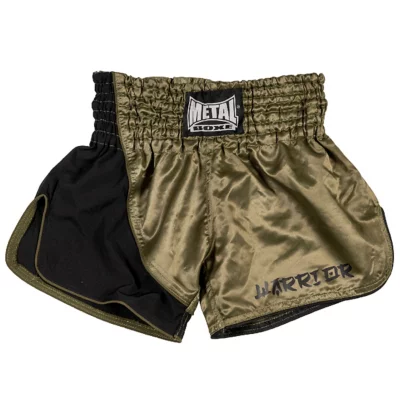 Short De Boxe Homme Kick Warrior Vert et noir METAL BOXE | INTERSPORT
